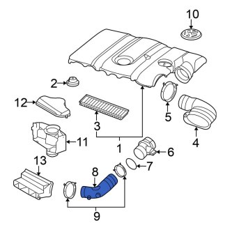 Volkswagen Golf OEM Air Intake Parts | Filters, Manifolds — CARiD.com
