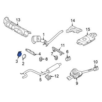 Volkswagen Golf OEM Exhaust Parts - Systems, Tips, Pipes | CARiD