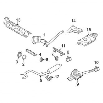 2006 Volkswagen Jetta OEM Exhaust Parts | Systems, Tips — CARiD.com