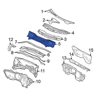 Volkswagen Golf Cowl Panels & Parts | Vent Grills — CARiD.com