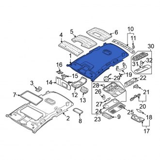 Volkswagen Jetta Replacement Headliners — CARiD.com