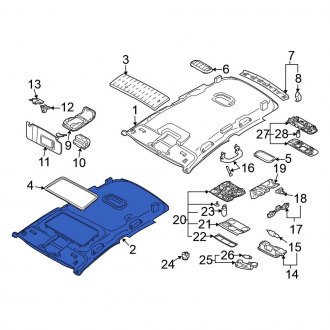 Volkswagen Jetta Replacement Headliners — CARiD.com