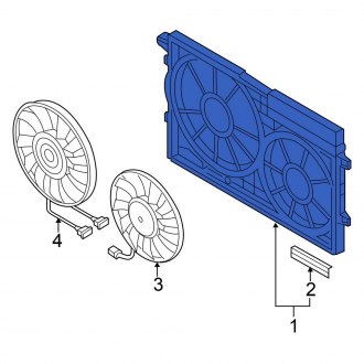 Volkswagen Jetta OEM Engine Cooling Parts | Radiators, Fans — CARiD.com