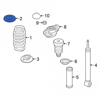 Volkswagen Tiguan OEM Suspension Parts | Shocks, Struts — CARiD.com