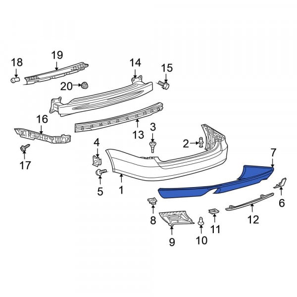 Volkswagen OE 1K9805903 - Front Valance Panel