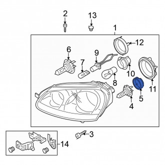 Volkswagen Golf GTI OEM Headlights | Projector, LED, HID, Halo — CARiD.com