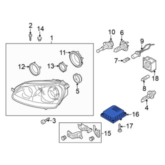 Volkswagen Rabbit OEM Lighting | Headlights, Fog & Tail Lights — CARiD.com