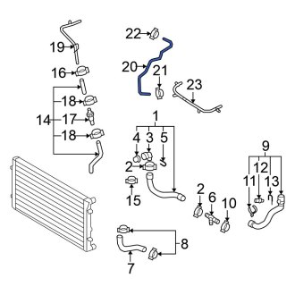 Volkswagen Golf OEM Engine Cooling Parts | Radiators, Fans — CARiD.com