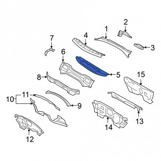 Volkswagen Golf Cowl Panels & Parts | Vent Grills — CARiD.com