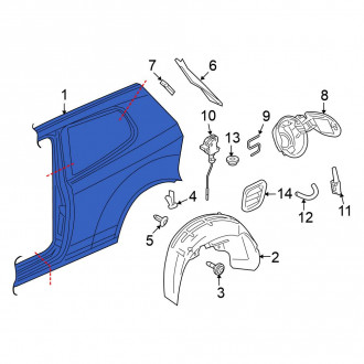 Volkswagen Golf GTI OEM Quarter Panels & Parts | Rear & Front — CARiD.com