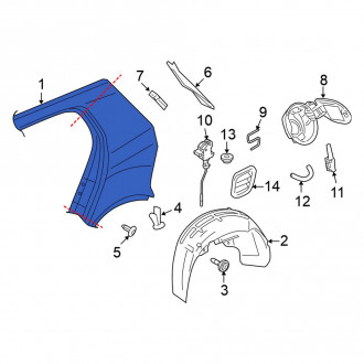 Volkswagen Golf GTI OEM Quarter Panels & Parts | Rear & Front — CARiD.com