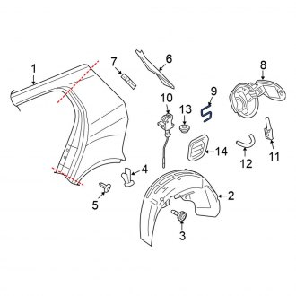Volkswagen Golf GTI OEM Quarter Panels & Parts | Rear & Front — CARiD.com