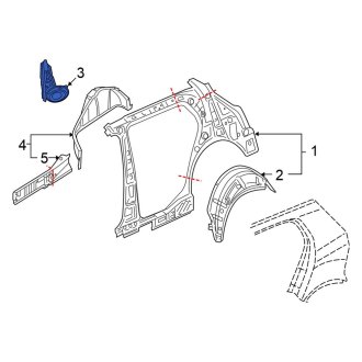 Volkswagen Golf GTI OEM Quarter Panels & Parts | Rear & Front — CARiD.com