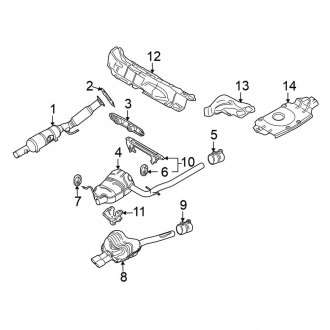 2009 Volkswagen Rabbit OEM Exhaust Parts - Systems, Tips | CARiD