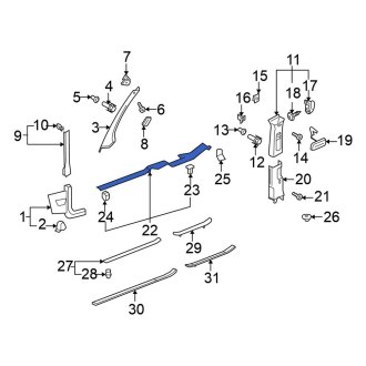 Volkswagen ID.4 Interior Brackets & Hardware — CARiD.com