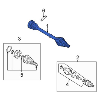 Volkswagen Golf OEM Driveline & Axle Parts | Hubs, CV-Joints — CARiD.com