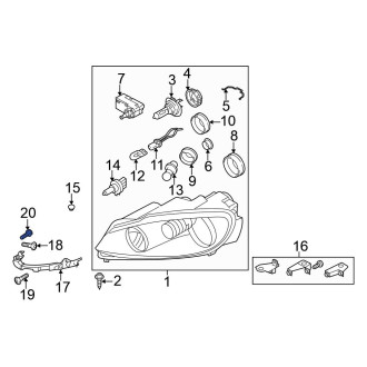 Volkswagen Golf GTI OEM Lighting | Headlights, Fog & Tail Lights ...