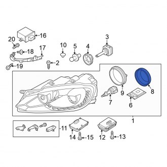 Volkswagen Golf GTI OEM Headlights | Projector, LED, HID, Halo — CARiD.com