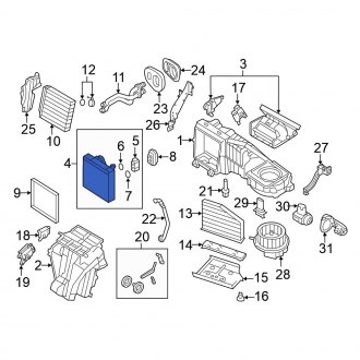 Volkswagen Tiguan OEM A/C & Heating Parts | Systems, Compressors ...