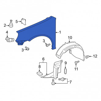 Volkswagen Golf GTI OEM Fenders | Factory Front & Rear Fenders — CARiD.com