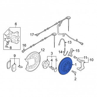 Volkswagen Jetta OEM Brake Parts | Pads, Bleeders, Rotors — CARiD.com