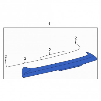 Volkswagen Golf Factory Style Rear Spoilers – CARiD.com