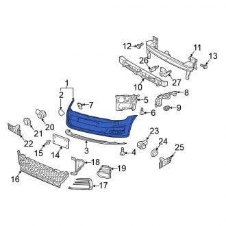 Volkswagen Golf GTI OEM Bumpers - Genuine Front & Rear Bumpers | CARiD