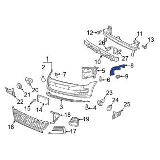 Volkswagen Golf GTI OEM Bumpers - Genuine Front & Rear Bumpers | CARiD