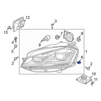 Volkswagen ID.4 OEM Headlight Components — CARiD.com