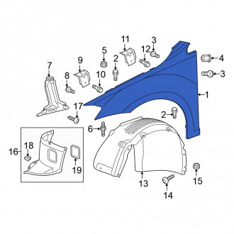 Volkswagen Golf GTI OEM Fenders - Factory Front & Rear Fenders | CARiD