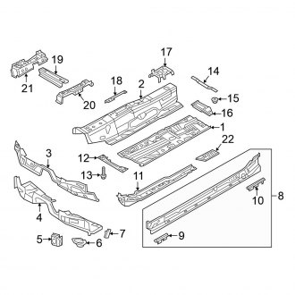 2019 Volkswagen Golf GTI OEM Rocker Panels & Floors — CARiD.com