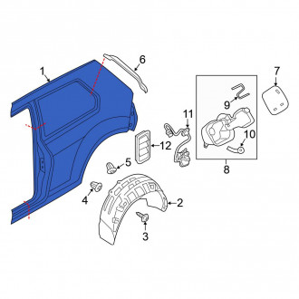 Volkswagen Golf GTI OEM Quarter Panels & Parts | Rear & Front — CARiD.com