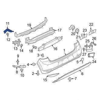 Volkswagen Golf GTI OEM Bumpers | Genuine Front & Rear Bumpers — CARiD.com