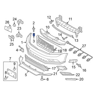 Volkswagen Taos OEM Bumpers | Genuine Front & Rear Bumpers — CARiD.com