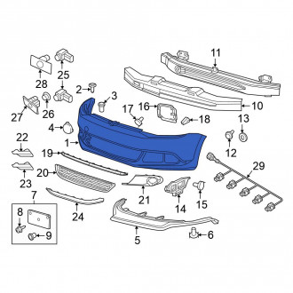 Volkswagen Jetta Replacement Front Bumpers & Components — CARiD.com