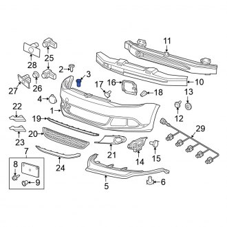 Volkswagen OEM Bumpers | Genuine Front & Rear Bumpers — CARiD.com