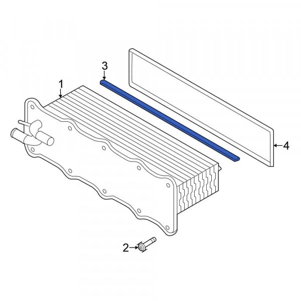Volkswagen OE 04E129717C - Intercooler Gasket