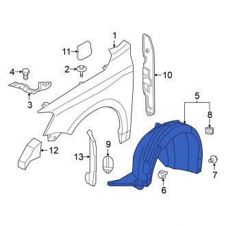 Volkswagen Inner Fenders - Wells, Liners, Splash Shields | CARiD