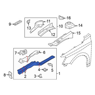 Volkswagen Jetta Replacement Chassis Frames & Rails - CARiD.com