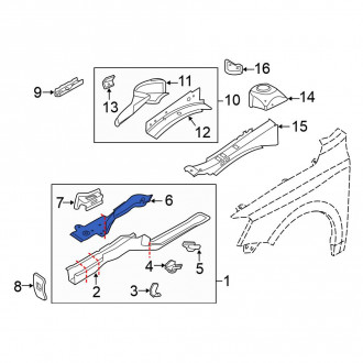 Volkswagen Jetta Replacement Chassis Frames & Rails - CARiD.com
