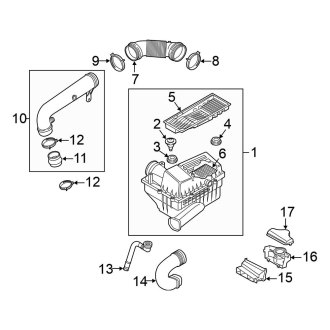 2016 Volkswagen Jetta OEM Air Intake Parts - Filters | CARiD