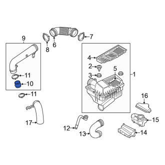 Volkswagen Tiguan OEM Engine & Components | Air Intake Parts — CARiD.com