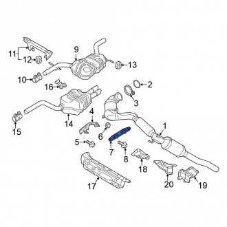 Volkswagen OEM Exhaust Parts | Systems, Tips, Pipes, Manifolds — CARiD.com