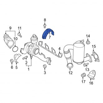 Volkswagen Jetta OEM Exhaust Parts | Systems, Tips, Pipes — CARiD.com