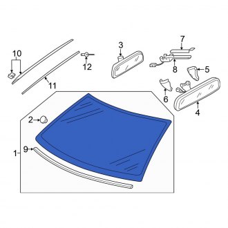 Volkswagen Windshield Glass | Replacement Windscreens — CARiD.com