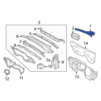 Volkswagen Jetta Cowl Panels & Parts - Vent Grills | CARiD