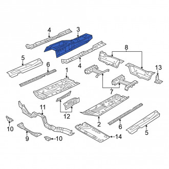 Volkswagen OEM Rocker Panels & Floors | Side Skirts, Pans — CARiD.com