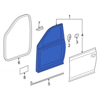Volkswagen Jetta Replacement Door Shells & Skins — CARiD.com