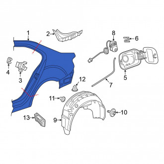 Volkswagen Jetta OEM Quarter Panels & Parts | Rear & Front — CARiD.com