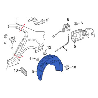 Volkswagen Jetta Inner Fenders | Wells, Liners, Shields — CARiD.com